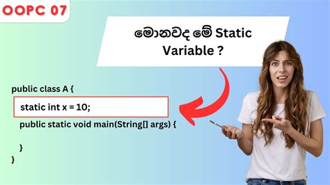 Level Up Your Java Skills Exploring Static Variables In Oopc 07 Youtube