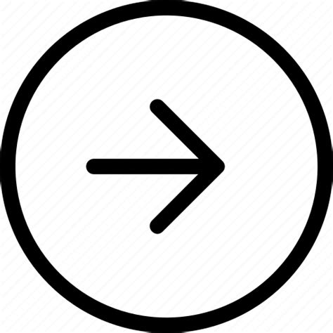 Arrow Right Direction Navigation Next Move Ui Icon Download On Iconfinder