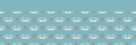 Gender Neutral Floral Seamless Border Royalty Free Vector