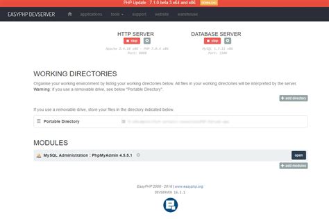 Tuto Installer Easyphp Devserver 16x Sur Windows 10