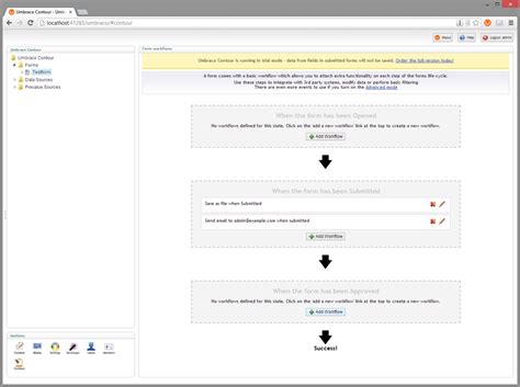 Delete Workflow For Umbraco Contour
