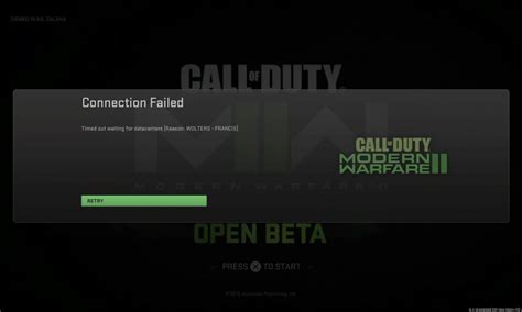 How To Fix Mw2 Timed Out Waiting For Datacenters Error