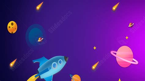 우주 위성 Ppt 배경 이미지 무료 다운로드 Slidesdocs