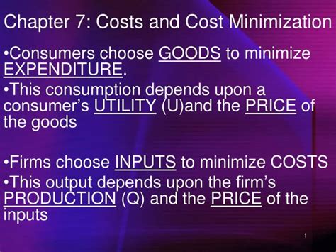 Ppt Maximizing Efficiency Cost Minimization Strategies In Business
