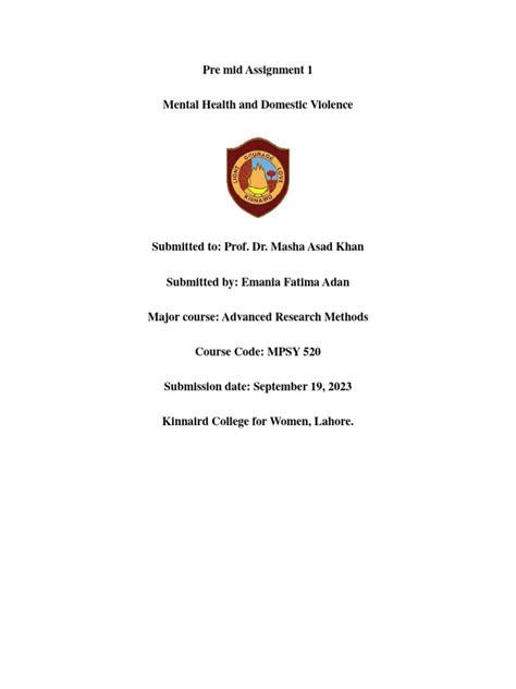 Indigenous Research Pdf Domestic Violence Violence