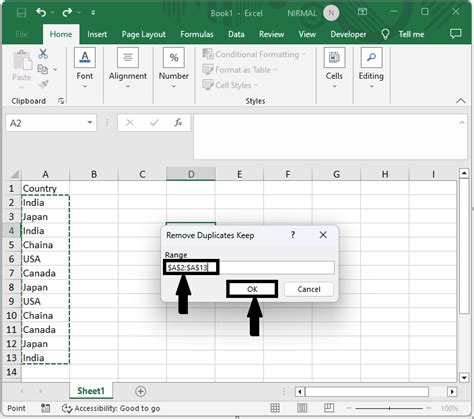How To Remove Duplicates But Keep First Instance In Excel