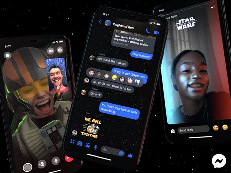 Facebooks Messenger Adds Star Wars Themed Features And Ar Effects