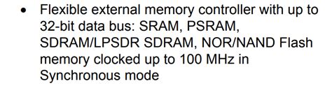 solved stm32h743 max fmc sdram clock 100mhz stmicroelectronics