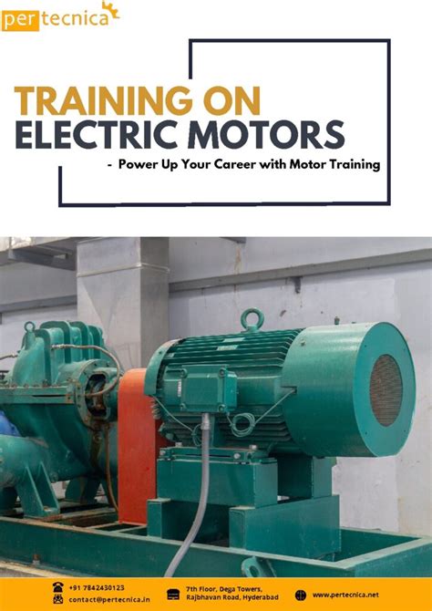 Industrial Motors Course Electric Motors Training Pertecnica Engineering