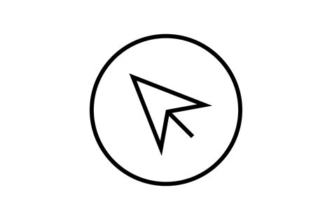 Arrow Pointer Line Art Vector Icon Graphic By Riduwanmolla · Creative