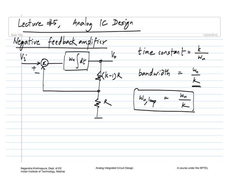 Analog Circuit Design By Nagendra Krishnapur A PPT