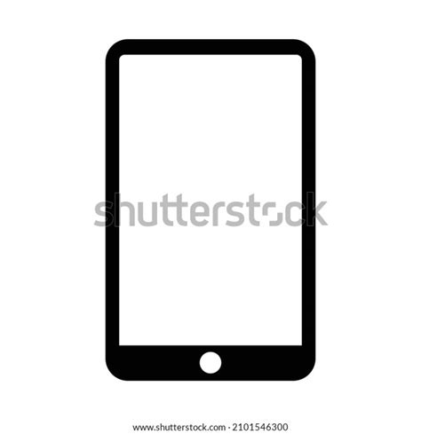 Smart Phone Silhouette Icon Vector Stock Vector Royalty Free