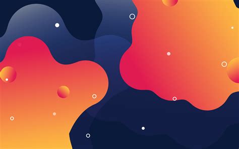 Beautiful Abstract Background With Gradient Rainbow Blob Fluid Liquid Like Lava Lamp With