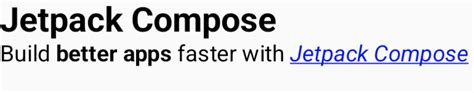 設定文字樣式 jetpack compose android developers