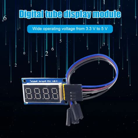 74hc595 Scheda Display Digitale Led 04 Pollici Modulo Display Digitale