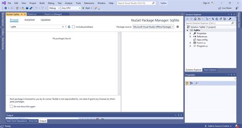 C Cannot Search For Nuget Packages In Visual Studio 2019 Stack