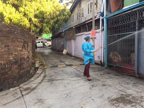 အင်းစိန်မြို့နယ်၌ ကိုဗစ် ၁၉ ရောဂါကာကွယ်ရေး လုပ်ငန်းများကို အရှိန်အဟုန်မ