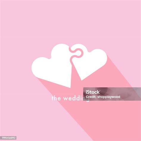 결혼식 초대 템플릿입니다 퍼즐 벡터 하트 웨딩 러브 카드입니다 결혼식에 대한 스톡 벡터 아트 및 기타 이미지 결혼식 공휴일 기념일 Istock