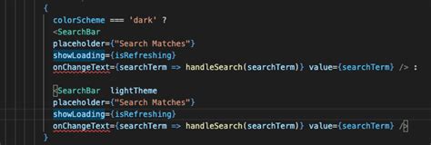 Searchbar Component Doesnt Respect Boolean Of True Or False For
