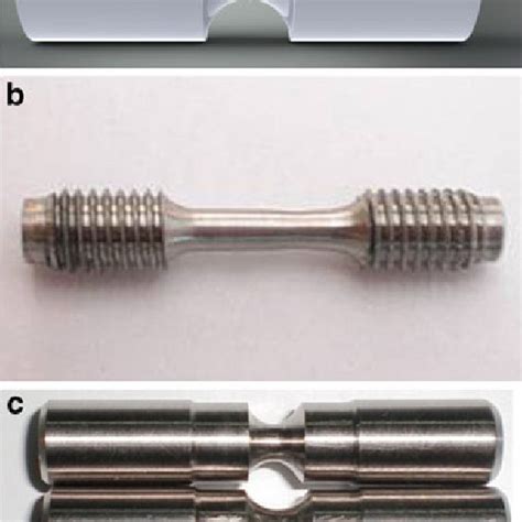 A The Geometrical Parameters Of Notched Sample B Tshpb Test Sample