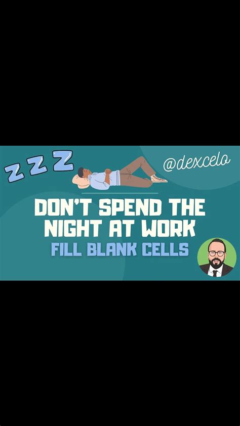 How To Fill Blank Cells In Excel Exceltips Learnexcel Excel