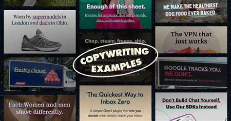 Copywriting Examples The Worlds Best Copy In One Place