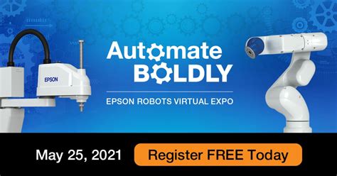 epson robots on linkedin join us at automate boldly and experience