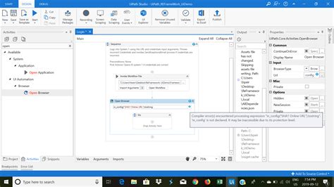 Unable To Access In Config File Academy Feedback UiPath Community Forum