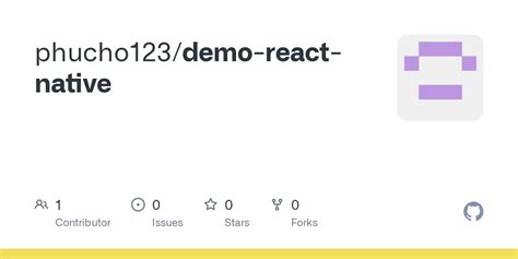 GitHub Phucho Demo React Native