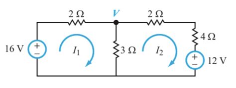 Solved Calculate V Voltage Chegg Com