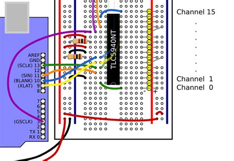 TLC5940 And MOSFET IRFZ44N Pullup Voltage Flicking LEDs And Multiplexing Arduino Forum