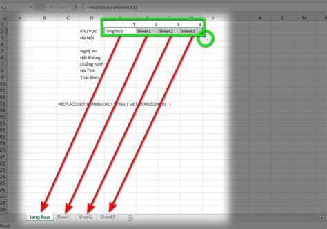 tổng hợp dữ liệu từ nhiều sheet trong excel 10 2025