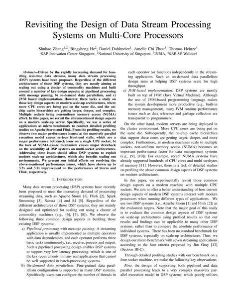 pdf revisiting the design of data stream processing systems on