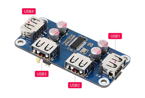 Usb Hub Box For Raspberry Pi Zero Series 4x Usb 20 Ports