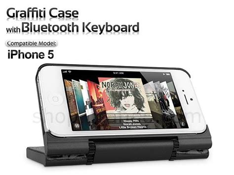Graffiti Iphone 5 Keyboard Case Gadgetsin