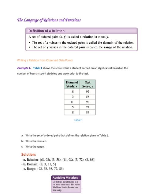 The Language Of Relations And Functions 2023 Pdf Function