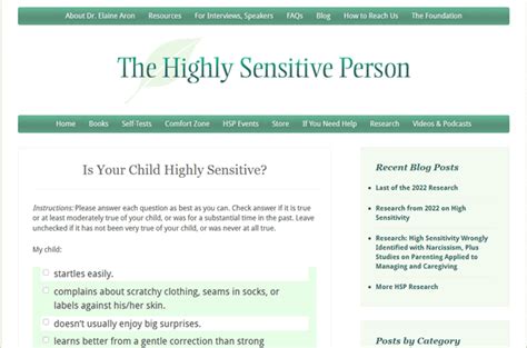 Discover If Youre Highly Sensitive Person Hsp W These Quizzes