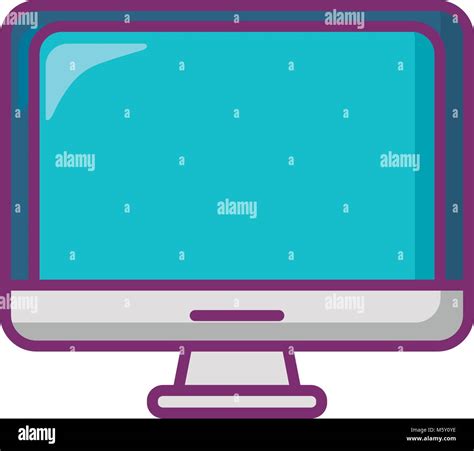 Computer Screen Design Stock Vector Image Art Alamy