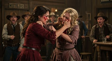 Western Saloon Catfight Fx 6 By Tragiccatfightfan On Deviantart