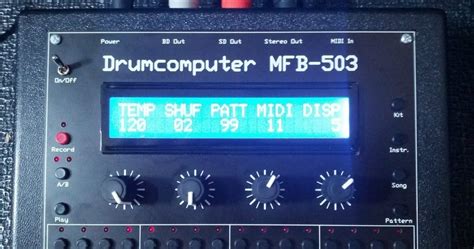 MATRIXSYNTH MFB 503 Drumcomputer Analog Drum Machine SN 09531