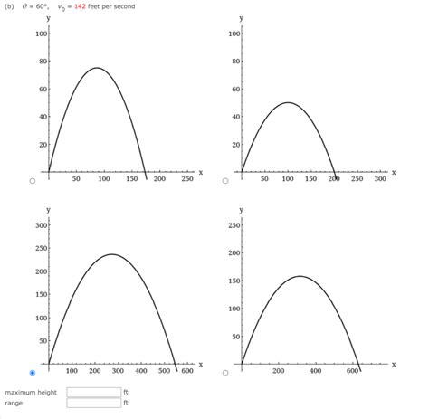 solved se a graphing utility to graph the paths of a