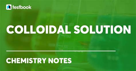 Colloids Meaning Classification Properties Example And Notes