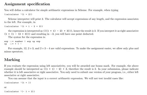 Solved Assignment Specification You Will Define A Calculator