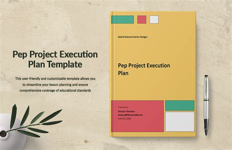 Free Execution Plan Templates Editable And Printable