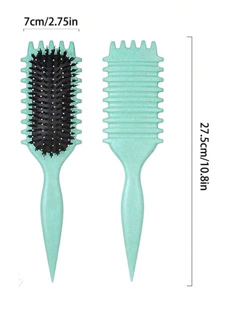 New Upgrade Curl Defining Brush Curly Hair Brush With Bristle And Special Design Curl Define