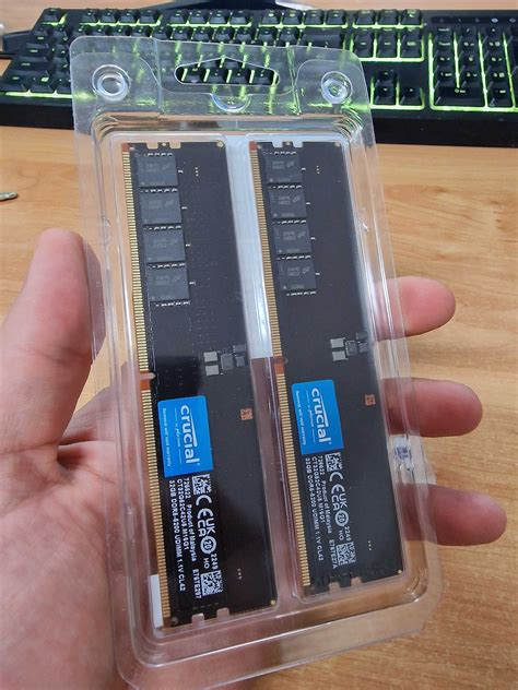 Kit 64gb Ram Ddr5 2x32 Nou Sigilat Crucial 5200mhz Sibiu • Olxro