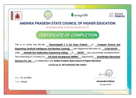 t s sai surya prakash thummalapalli on linkedin fullstackdeveloper