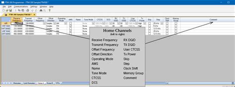FTM 300 Radio Programming Software