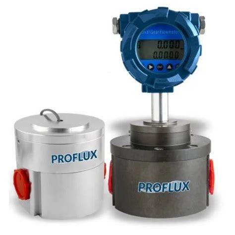 Proflux Aluminium Oval Gear Flow Meter Line Size 4 Mm To 150 Mm 0