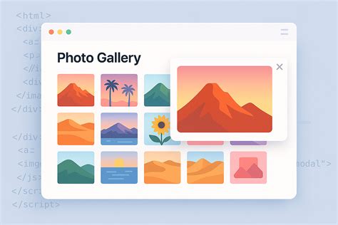 How To Create A Photo Gallery Using Html Css And Javascript By Infodigit Jun 2025 Medium